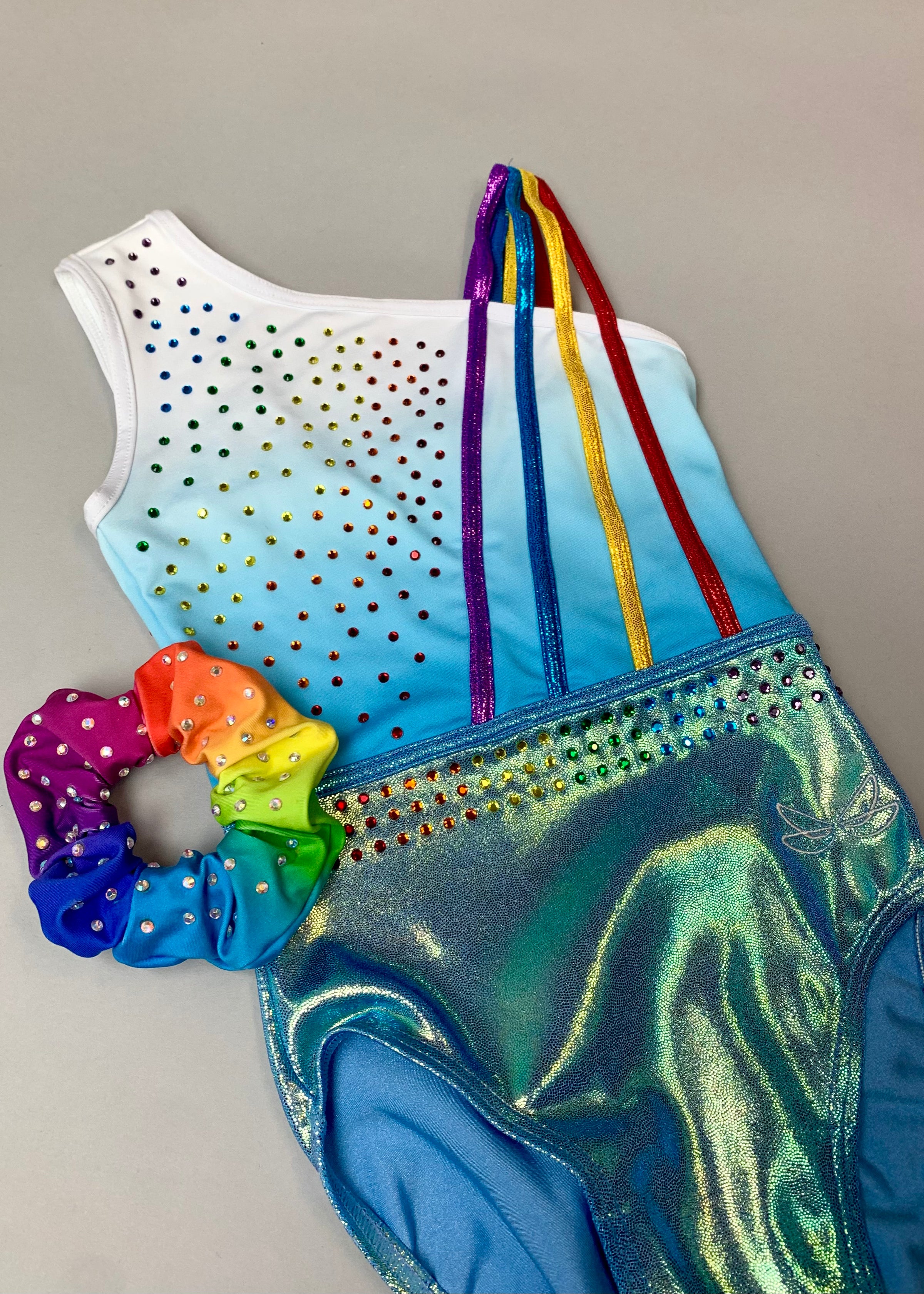 Dragonfly Leotards | Rainbow Sash | Gymnastics in Comfort
